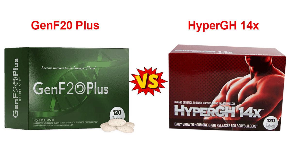 HyperGH 14x vs Genf20 Plus: Best Legal HGH Supporting Pill!