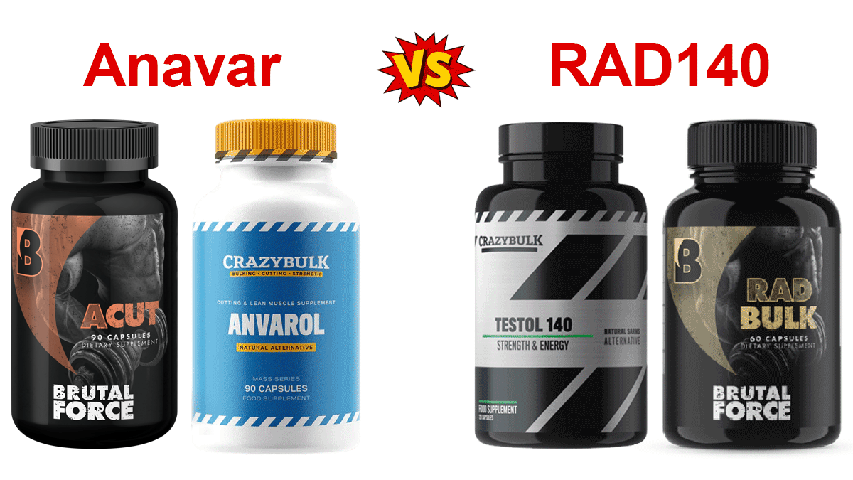 Anavar vs RAD 140: Is the Steroid Better or the SARM?